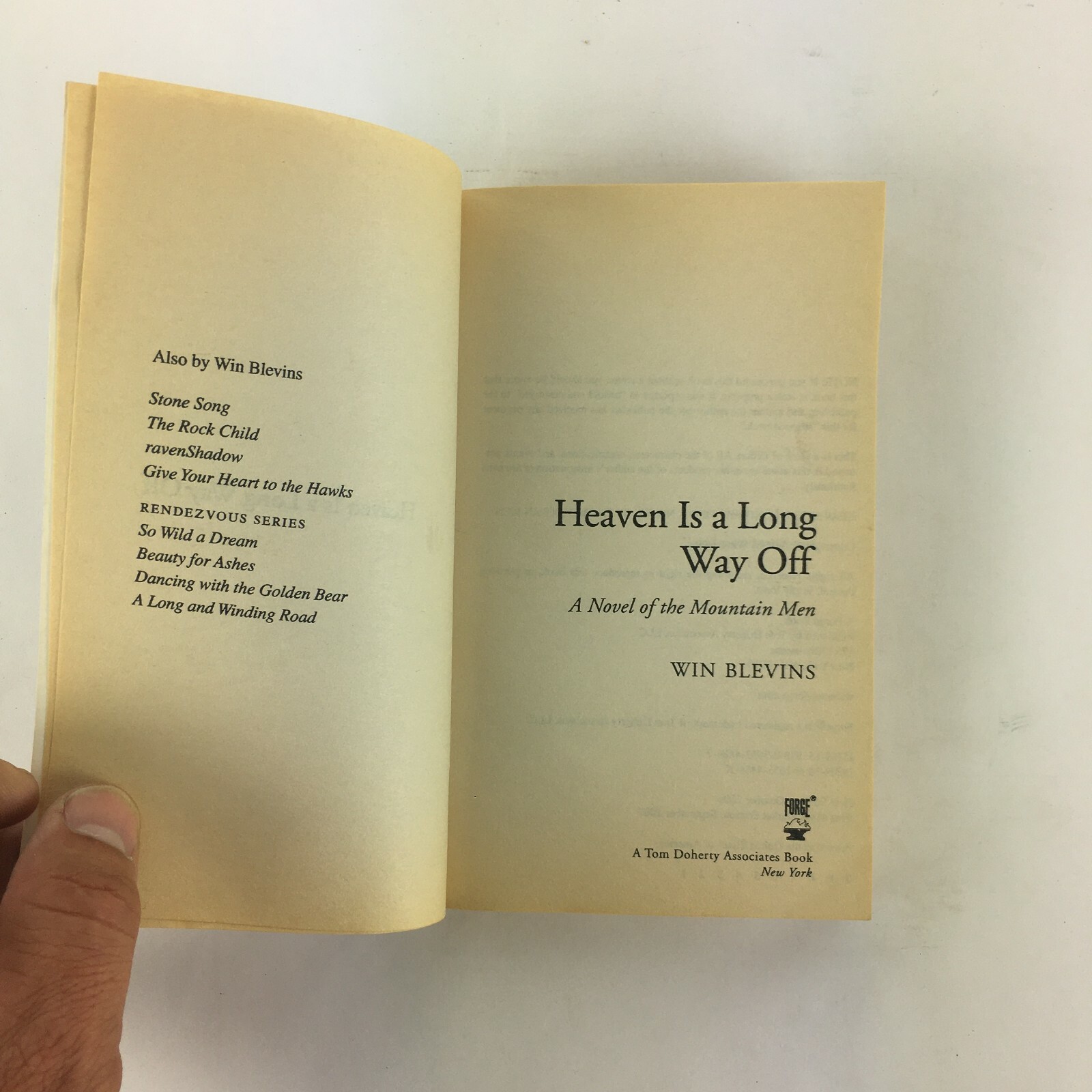 Win Blevins Heaven is a Long Way Off Spur Award Winning Author Kirkus ...