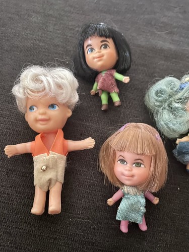 Vintage Liddle Kiddle Doll Lot Of 7 1960s Mattel Dolls | eBay