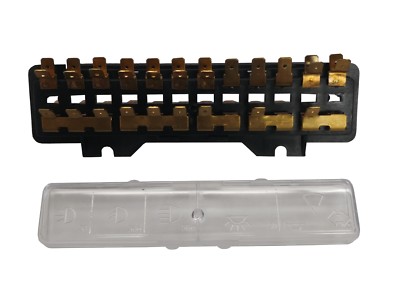 VW 12 Pole Fuse Box with Cover Beetle / Karmann Ghia / Super Beetle | eBay