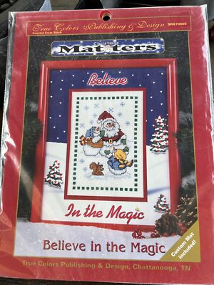 True Colors - Believe In The Magic CROSS STITCH KIT WITH MAT NEW! | eBay