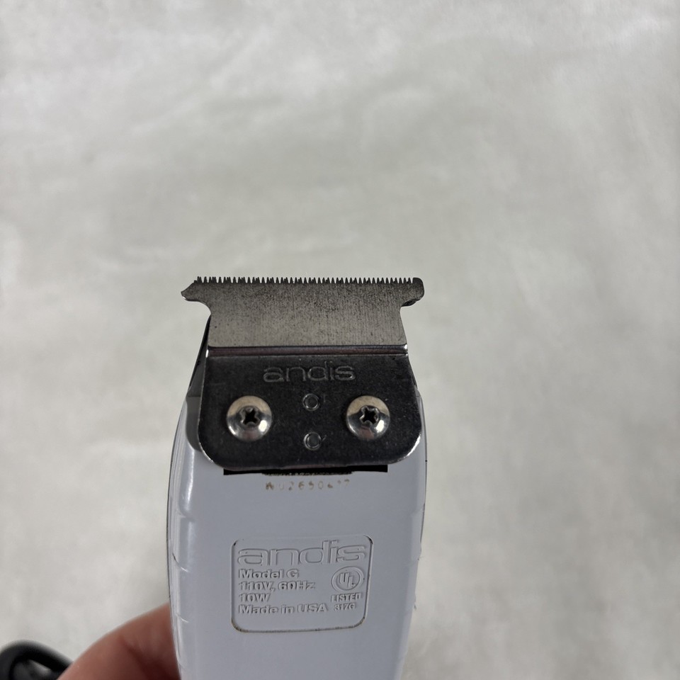 Andis T-Outliner Model G Vintage Gray USA Hair Trimmer Clipper Tested ...