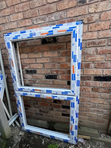 UPVC White Double-Glazed Window Frame Without Glass Brand New with ...