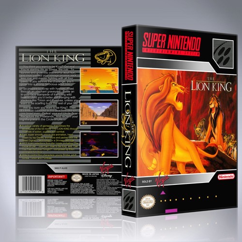 SNES Case - NO GAME - Lion King | eBay