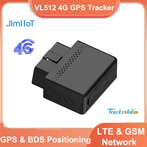 JIMIIOT VL512 Car OBD GPS Tracker 4G Mini Locator Remote Voice ...