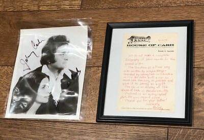 Johnny Cash & June Carter Cash dual signed photograph Autograph Picture ...