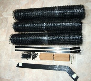 CAT PROOFING FENCE / WALL KIT 16 X BRACKETS WITH 30M MESH CATIO ...