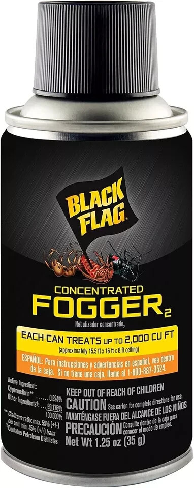 6 Can Fogger Bomb Insect Killer Bug Flies Roach Spider Indoor Bed Kill ...