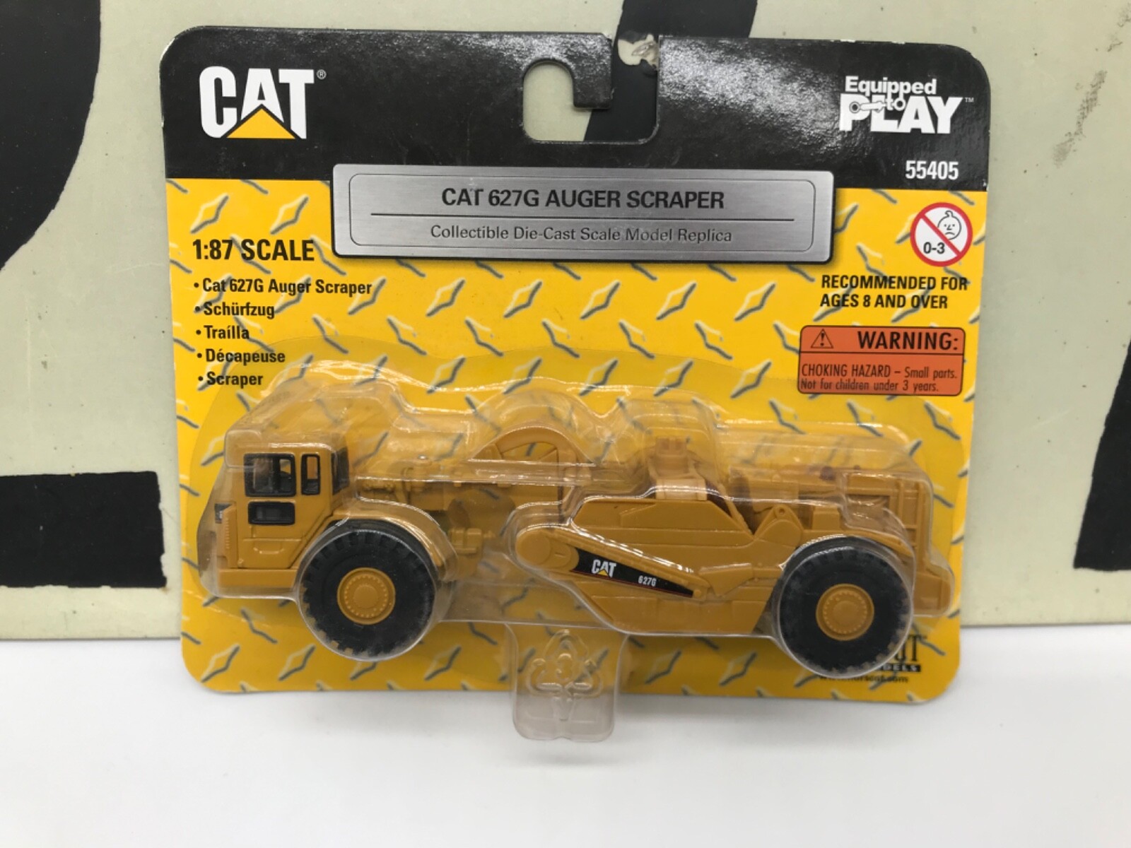 Norscot Ho Scale 1:87 Caterpillar 627G Auger Scraper 55405 RTR | eBay