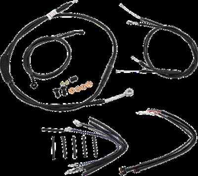 Burly 14in Black Jail Bar Controls Kit Harley Dyna Wide Glide 12-13 | eBay