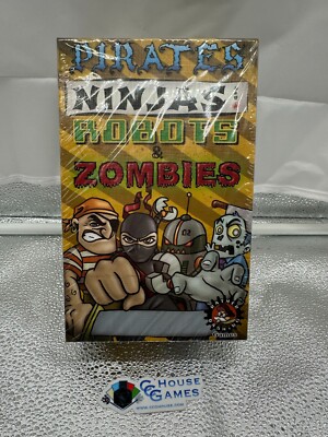 Pirates, Ninjas, Robots & Zombies Rather Dashing Games FACTORY SEALED ...