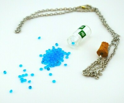 Breaking Bad Necklace Blue Methamphetamine Jesse Pinkman Walter White ...