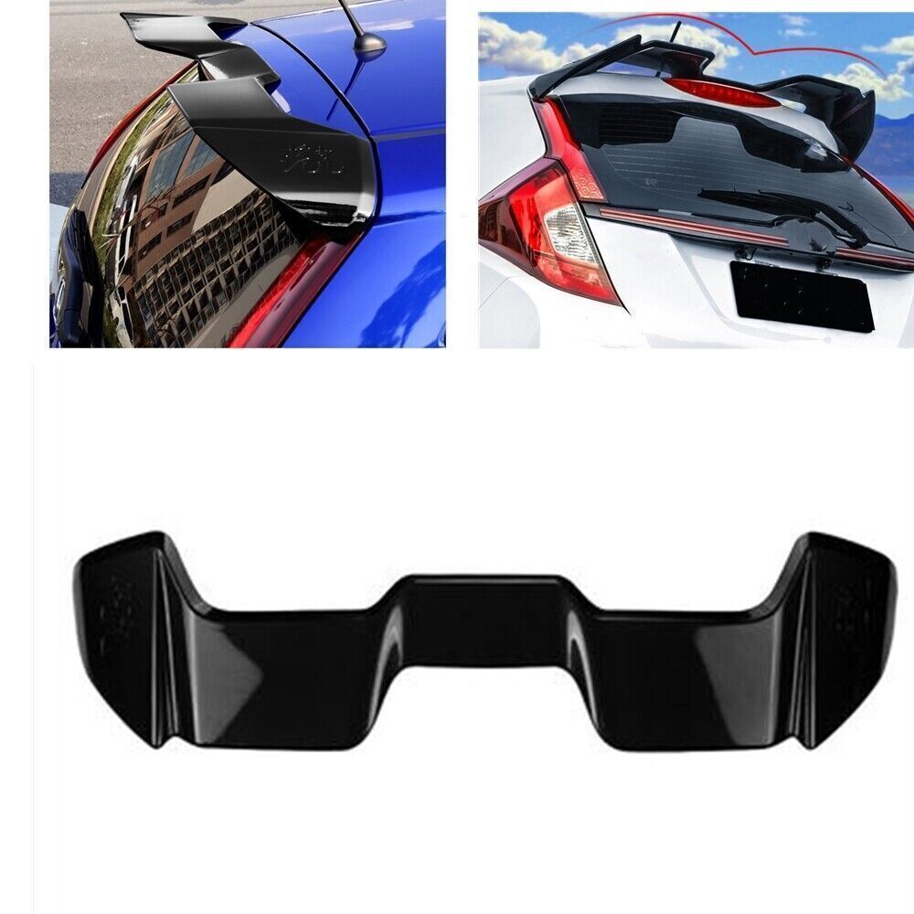 Glossy Black Yofer Roof Trunk Rear Wing Spoiler Lip For Honda Fit GK5 ...