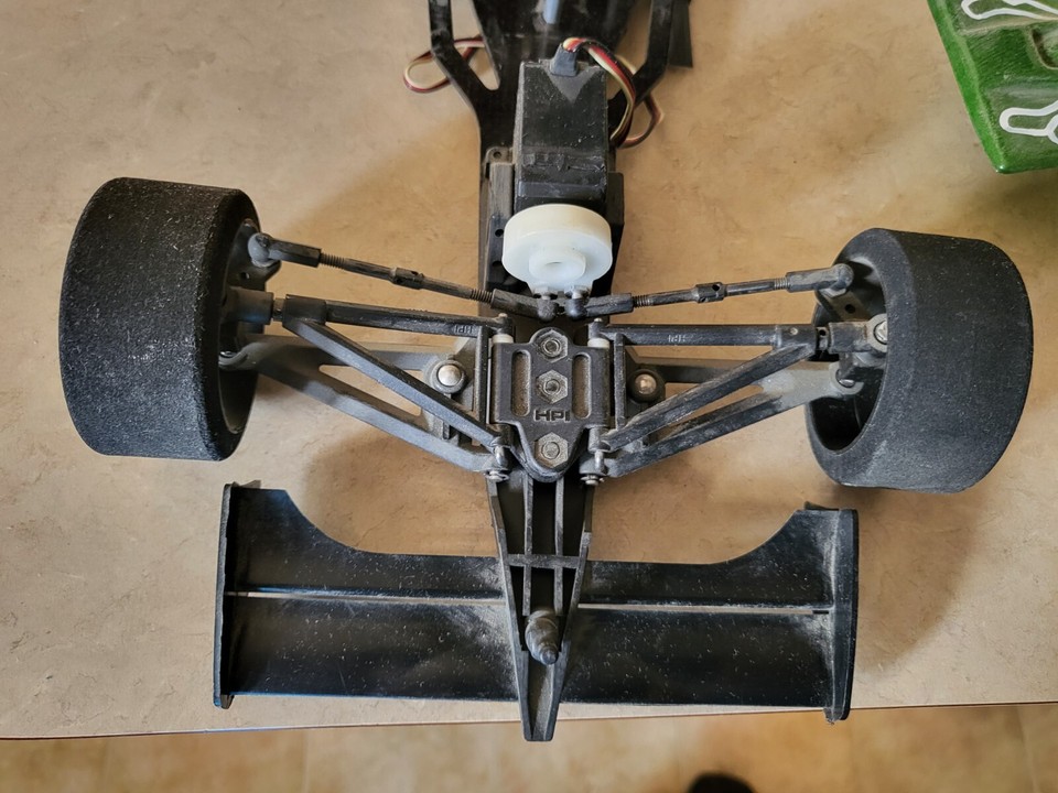 HPI Super F1 Carbon Pan Car Tamiya F103 Indycar Jaguar Custom Paint ...