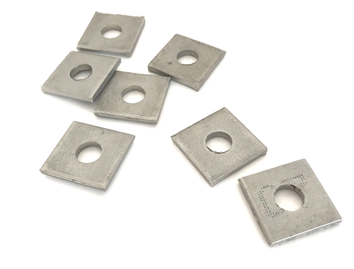 A2 Stainless Steel Square Washer 25mm x 25mm x 3mm 8mm Hole Washers x ...