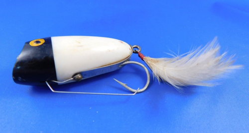 TONY ACCETTA FISHING LURE "JIGOLET" WHITE/BLACK BAIT TACKLE BASS ...