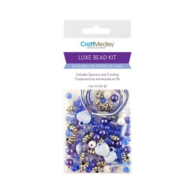 Bracelet Kit | Necklace Kit | Blue Acrylic Bead Kit - 30g (nmbd520e) | eBay