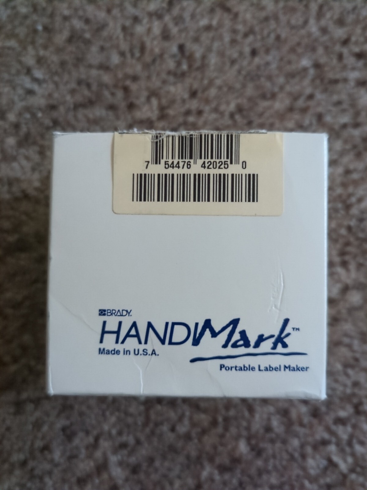 Brady HandiMark 2 Yellow Vinyl Labeling Tape 50 Long Roll for sale ...