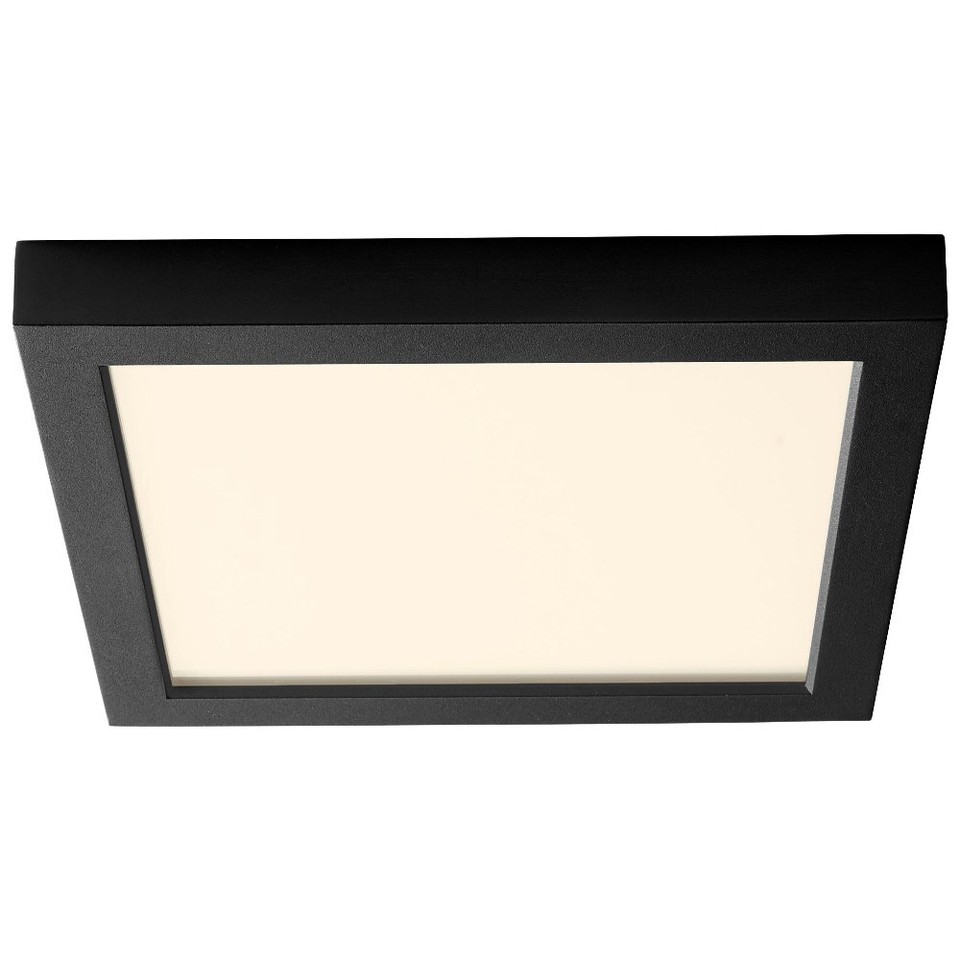 Oxygen Lighting - Altair - 9.13 Inch 18.5W 1 LED Square Flush Mount ...
