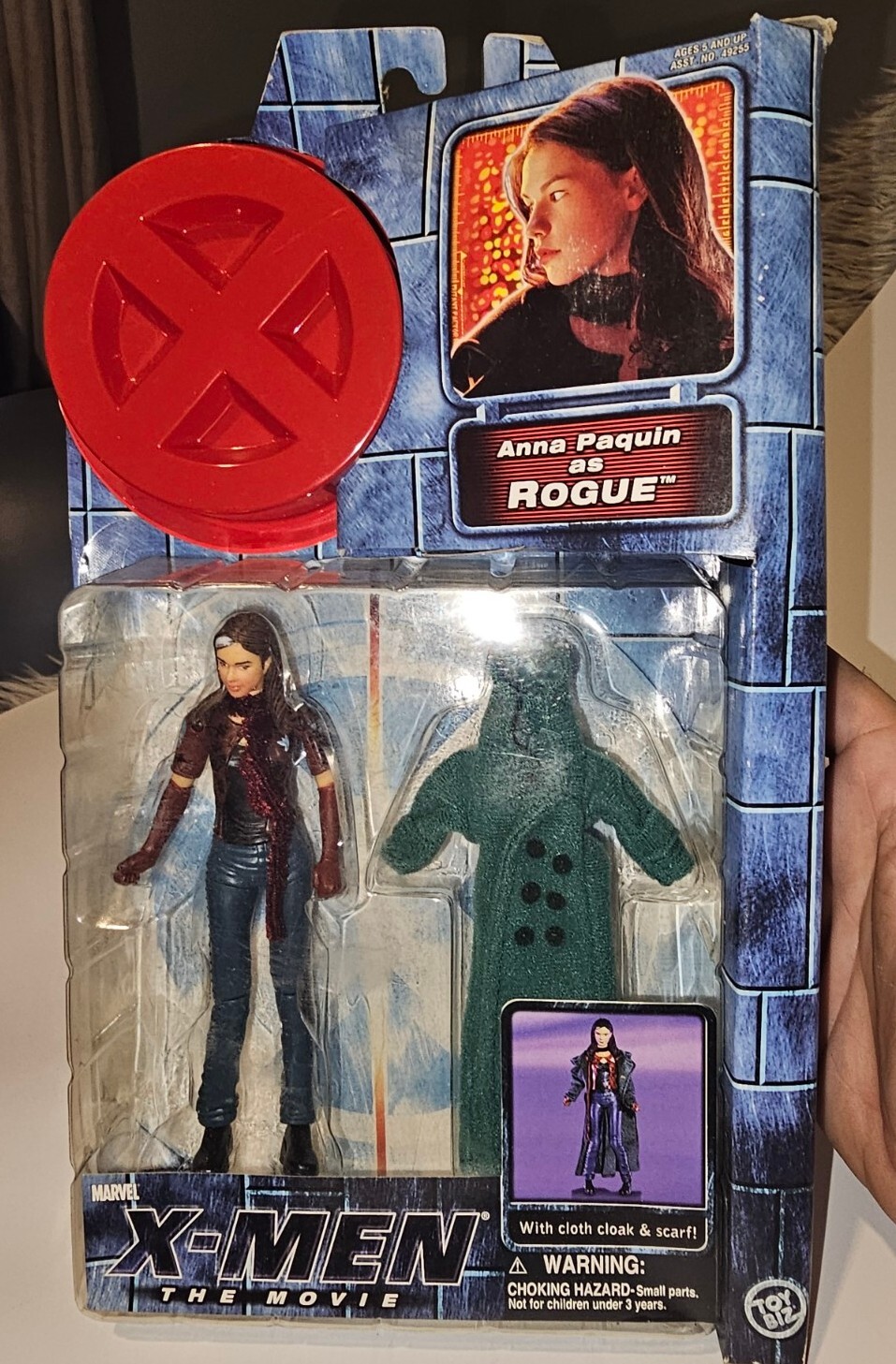 Marvel ToyBiz X-men The Movie Anna Paquin as Rogue Action Figure 2000 ...
