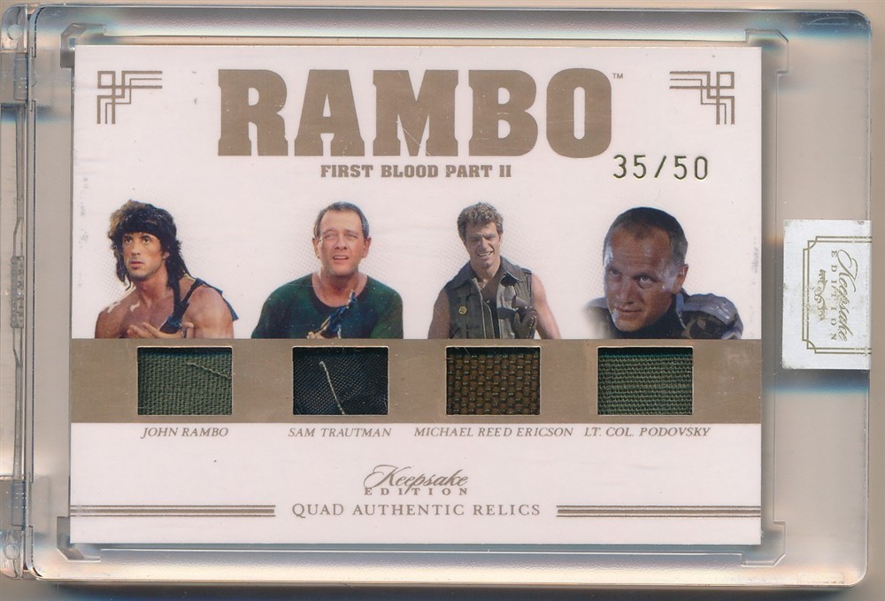 JOHN RAMBO TRAUTMAN ERICSON 2024 KEEPSAKE EDITION GOLD QUAD RELIC PATCH ...