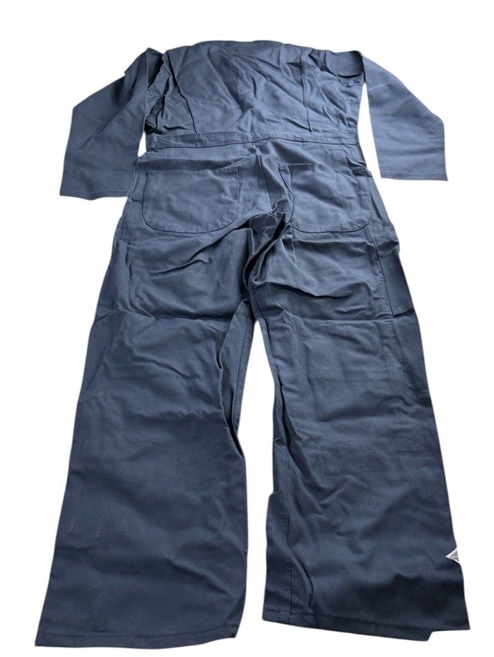 Red Kap Coverall 40-RG Navy Blue Mens Long Sleeve Mechanic Construction ...