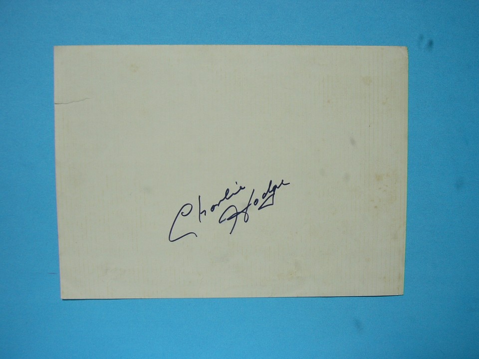 1970/71 ROYAL BANK LEADERS VANCOUVER CANUCKS PHOTO CHARLIE HODGE ...