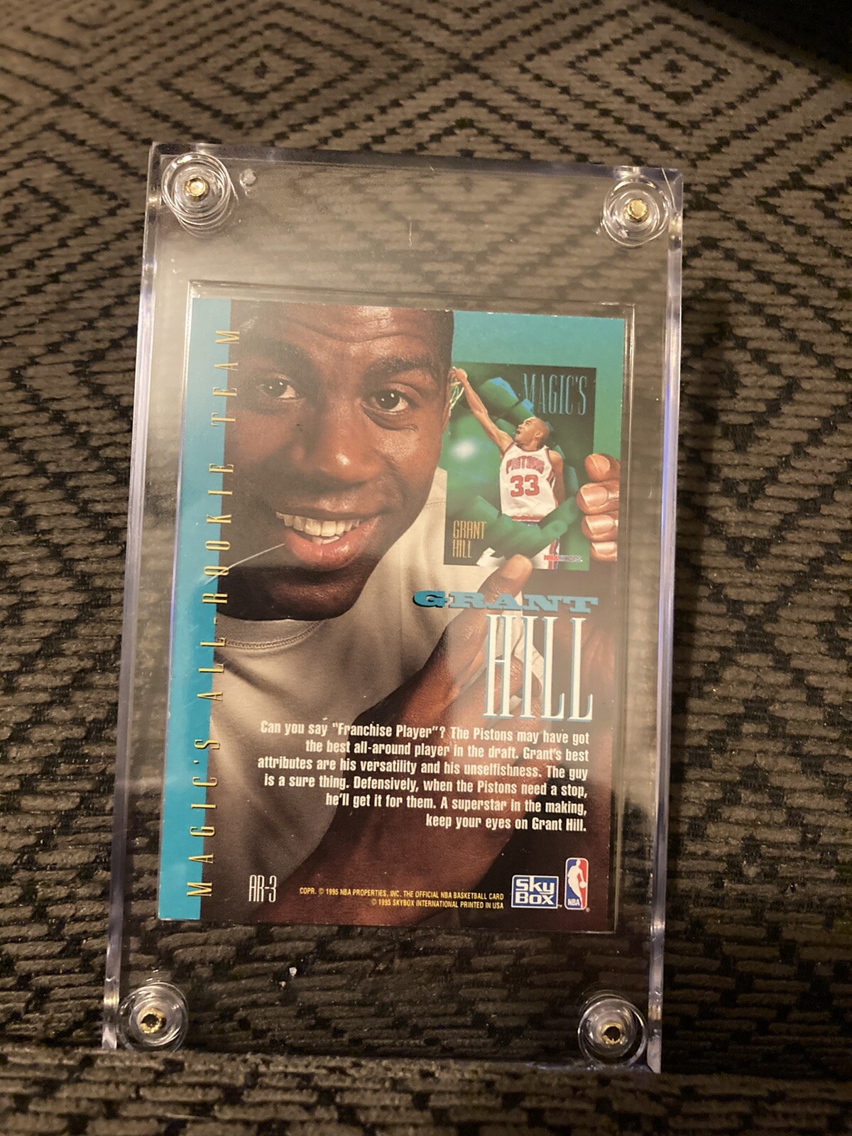 1994-95 NBA Hoops - Magic's All-Rookie Team Grant Hill #AR-3 Jumbos (RC ...