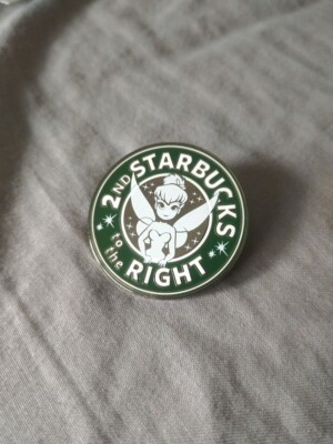 Pin's Fantasy Disney Starbucks Clochette Tinkerbell 2nd Star to the ...