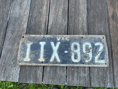 Vintage VIC Number Plate | eBay Australia