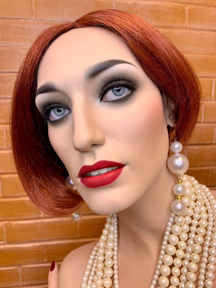 ROOTSTEIN Realistic Female Mannequin TEETH Glass Eyes GF7 DashNDazzle | eBay