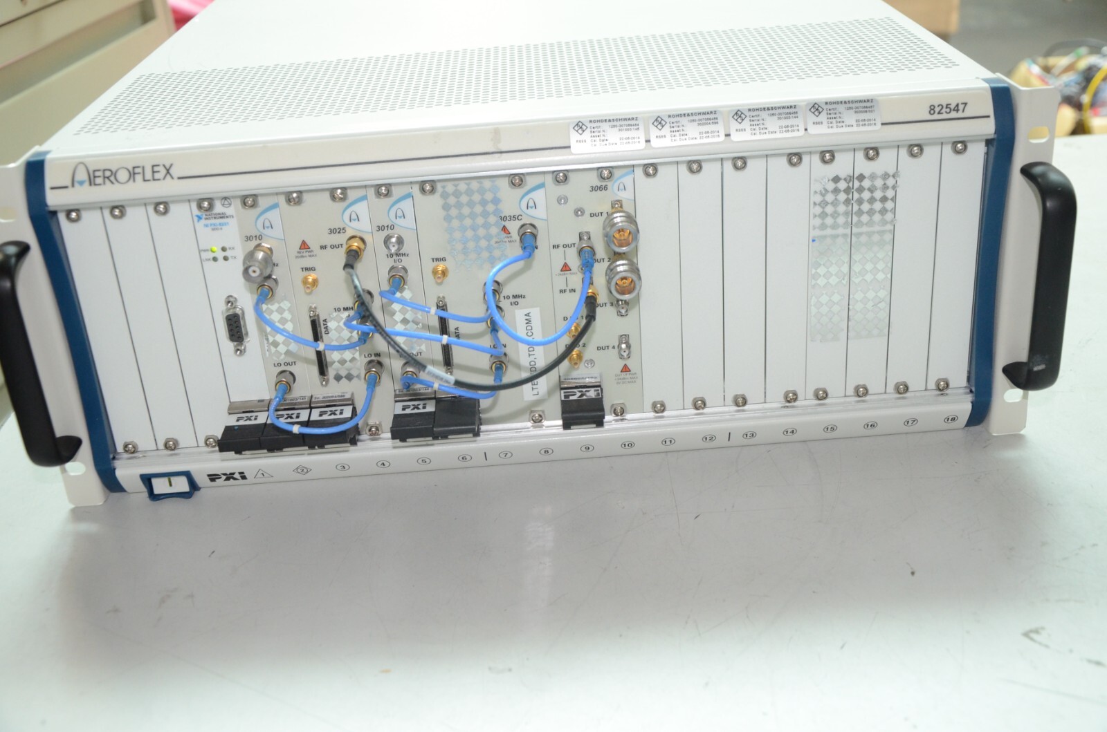 Aeroflex 82547 3025 3066 3010 3035C Module National Instruments PXI ...