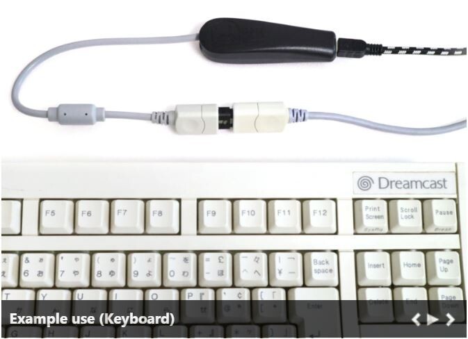 Raphnet Dreamcast Controller to USB Adapter V2 | USB Standard Type A ...