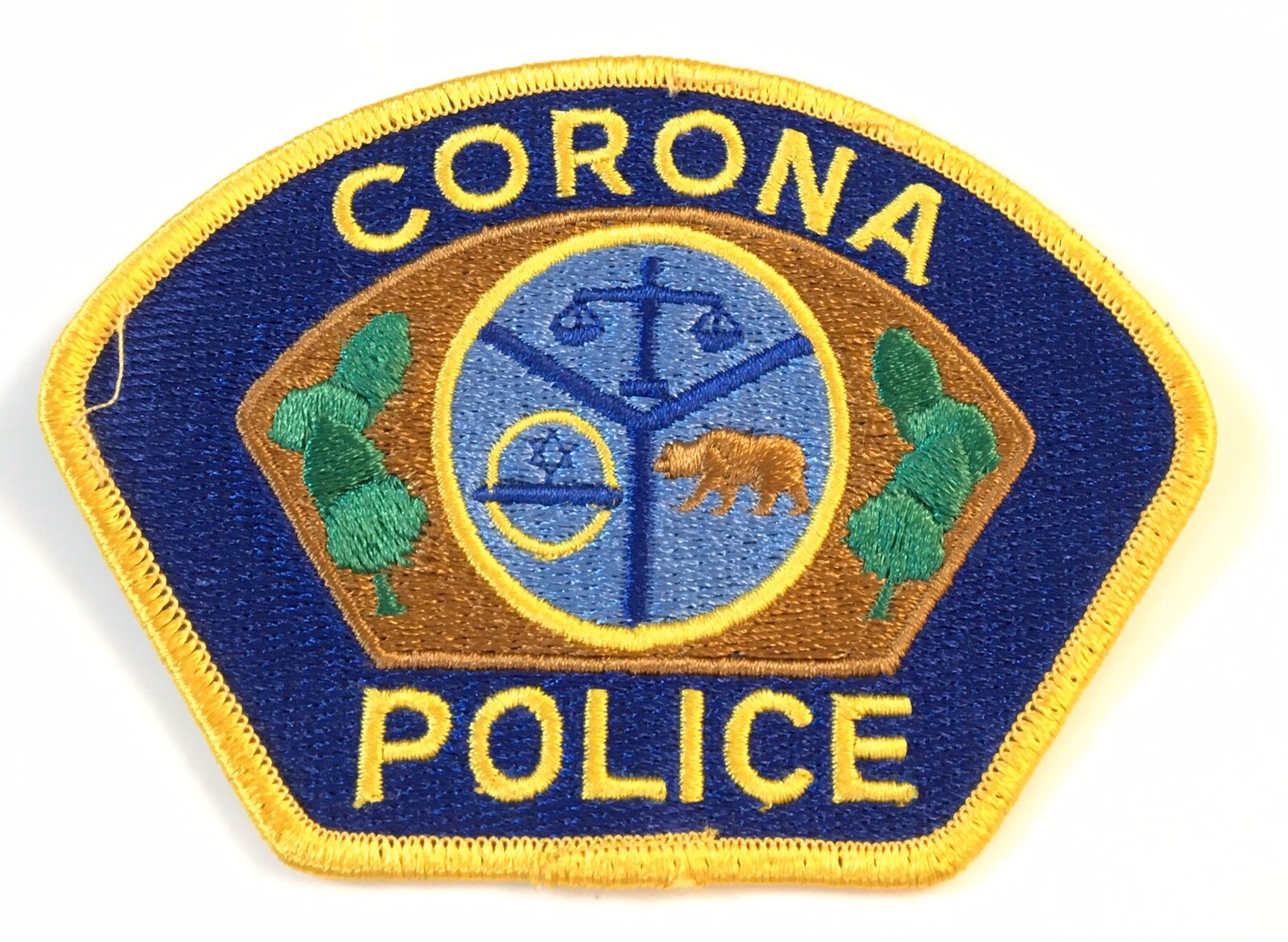 CORONA POLICE PATCH 5” WIDE OBSELETE | eBay