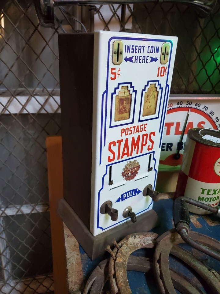 1960'S VINTAGE STAMP MACHINE. STAMP VENDING. | eBay