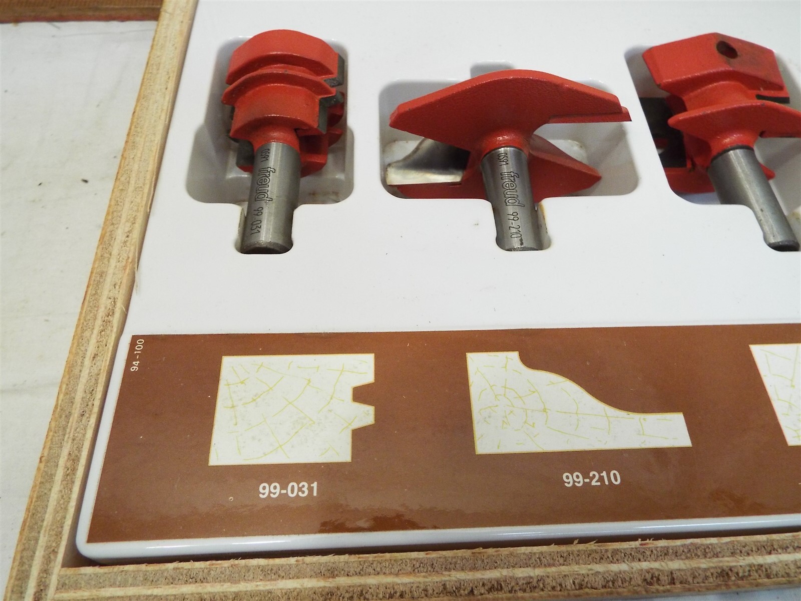 Freud 94-100 5-Piece Cabinet Door Raised Panel Router Bit Set Made In ...