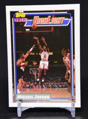 Michael Jordan 91-92 Topps Highlight Card #3 - HOF 🐐 Chicago Bulls | eBay