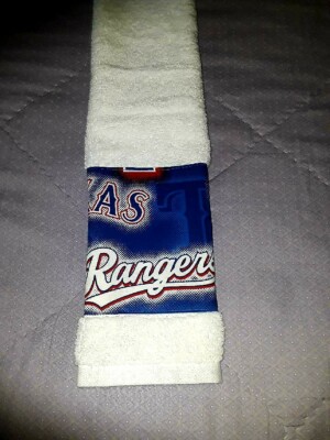 Texas Rangers Hand towel Handmade GREAT for golf bags, gym bags, bars ...
