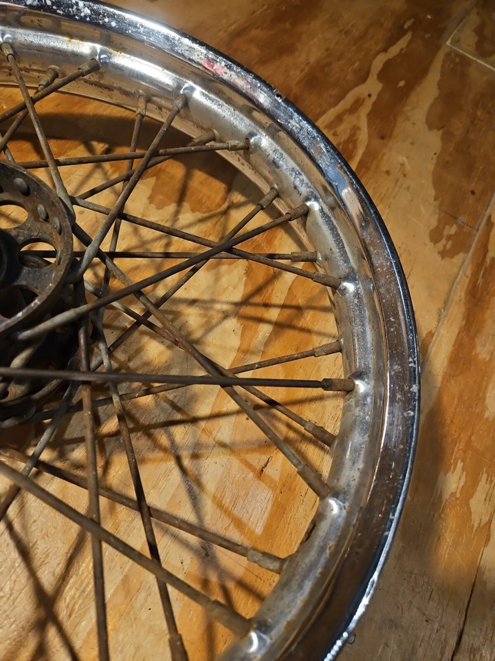 Harley Davidson 18 Inch Rear Wheel (Dented Rim) | eBay