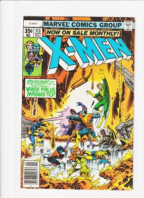 Uncanny X-Men #113 1ST SERIES MARVEL COMIC BYRNE/ AUSTIN -MAGNETO ...