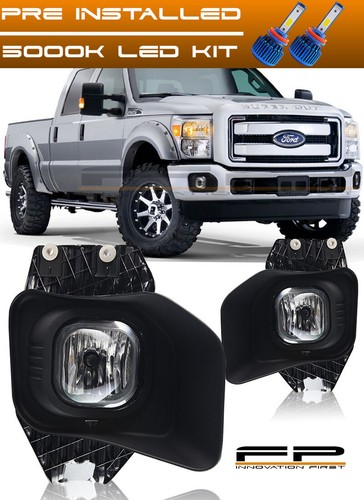 LED 2011-2016 Ford F250 F350 F450 SuperDuty Model Clear Fog Lights ...