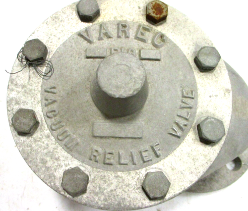 VAREC Model 350 Vacuum Relief Valve 2" 125/150 Flanged End Aluminum ...