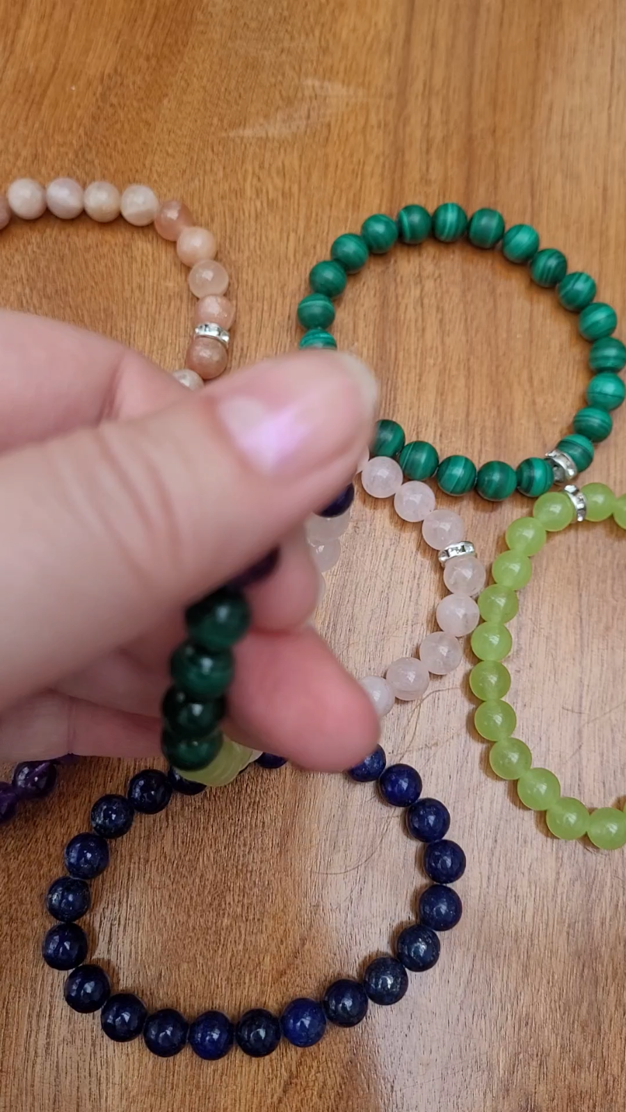 Love Attractor Bracelet Friendship Self Esteem Real Crystal Stone ...