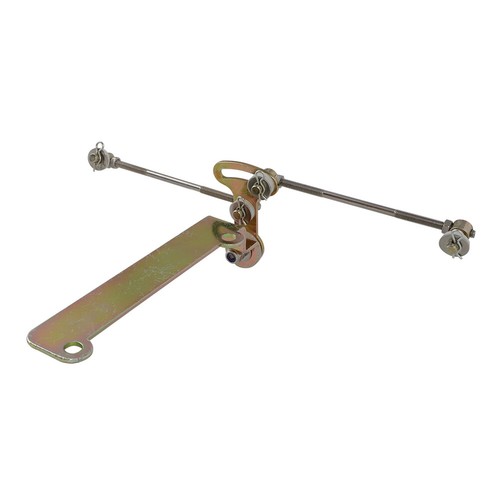 Dual Quad 2x4 Progressive Linkage Kit For 1850 style Holley Carbs ...