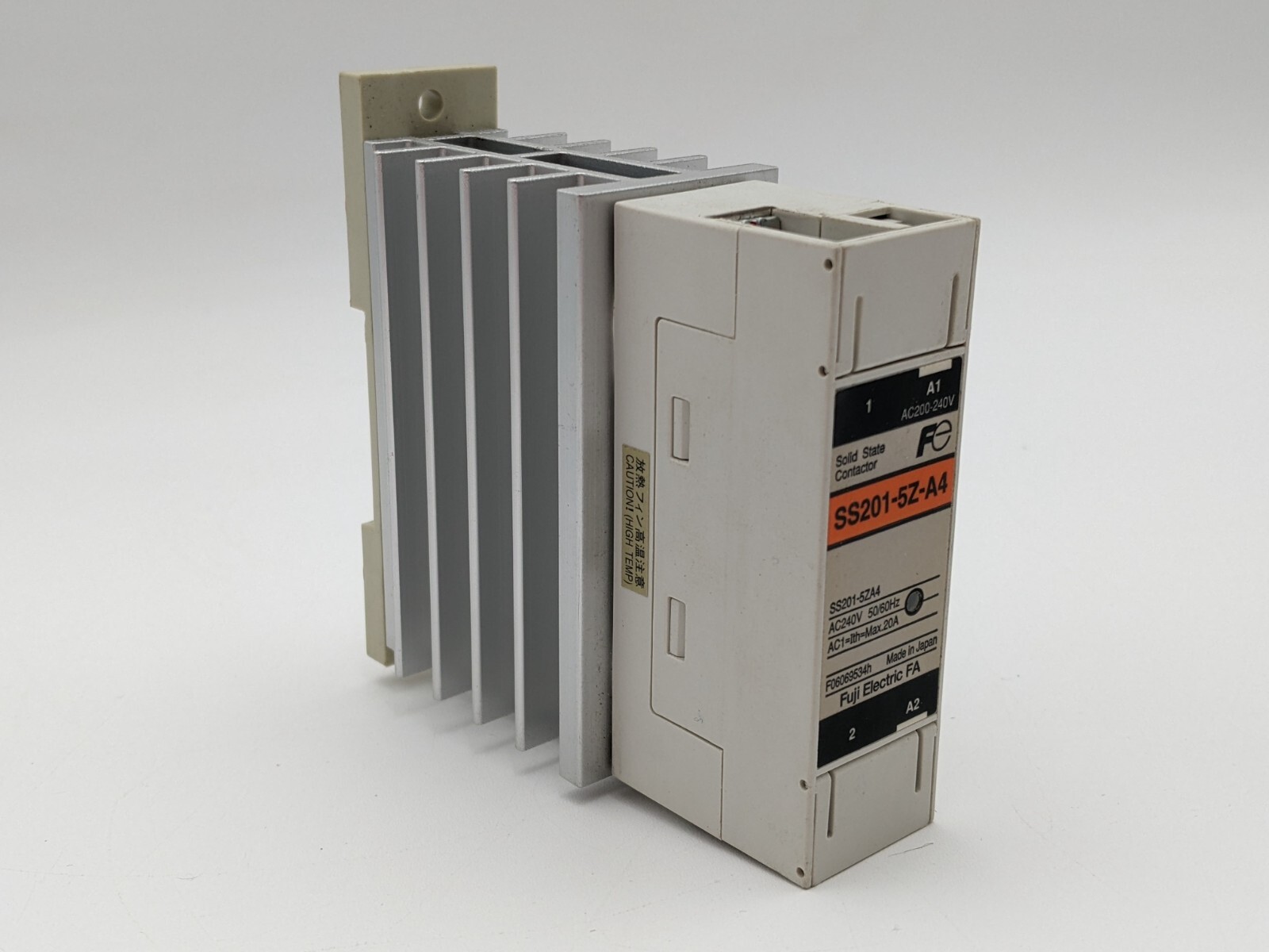 Fuji Electric SS201-5Z-A4 Solid State Contactor 20 Amp 240 VAC Din Rail ...