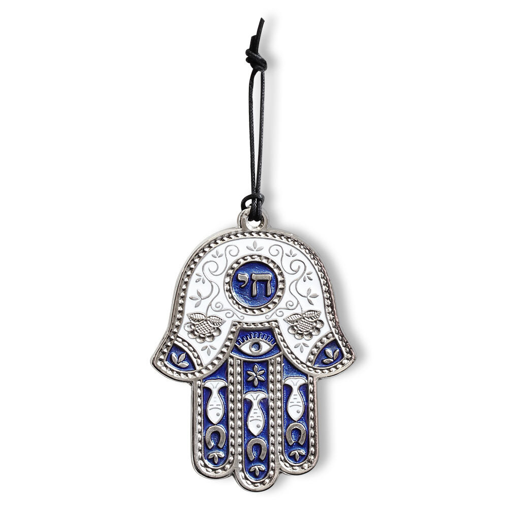Jewish Chai Living Good Luck Home Wall Decor Multicolor Hamsa Hand | eBay