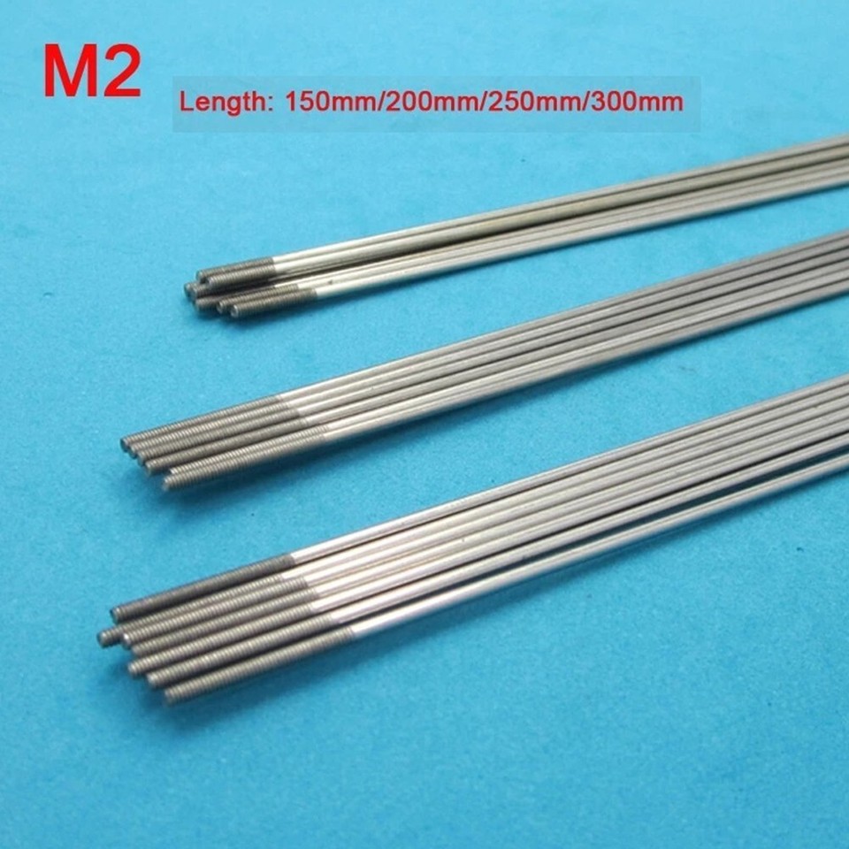 Premium Quality For RC Airplane Push Rod 10pcs Set M2 Thread 150 300mm ...