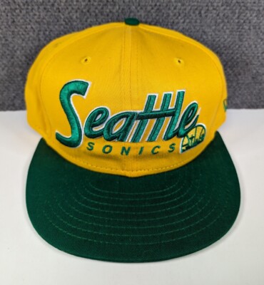 Seattle Super Sonics NBA New Era Snapback Cap Hat Hardwood Classics ...