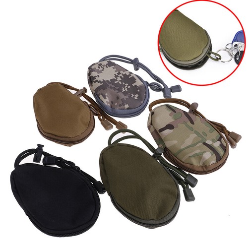 EDC Key Wallets Holder Coin Purses Pouch Military Pocket Keychain Case ...