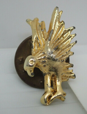 Hawk Gold Tone Vintage Lapel Pin | eBay