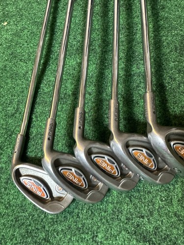 Ping i10 Golf Clubs Iron Set 3,6,7,8,9 Black Dot-AWT Steel Shaft Stiff ...